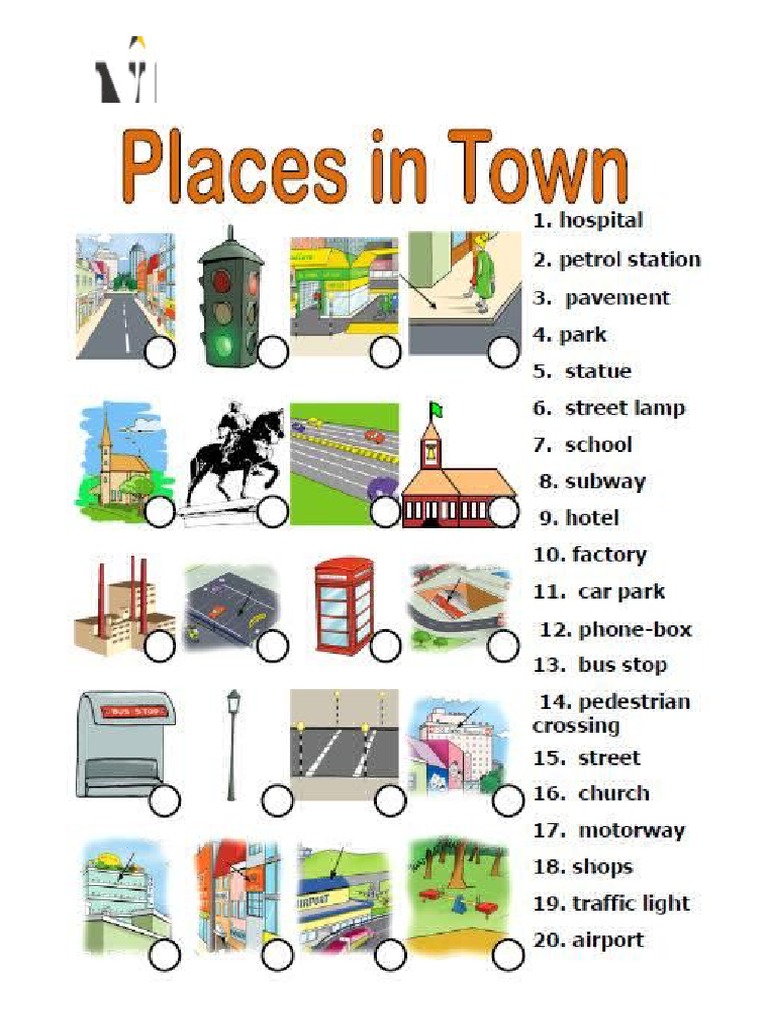 Places in Town | PDF