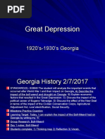 Impact of Talmadge on New Deal in Georgia | PDF | New Deal | Franklin D ...