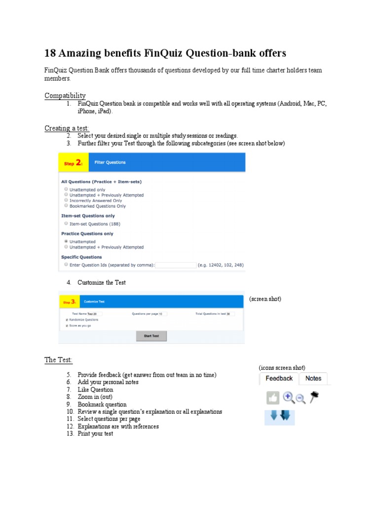 Benefits FinQuiz Question Bank | PDF