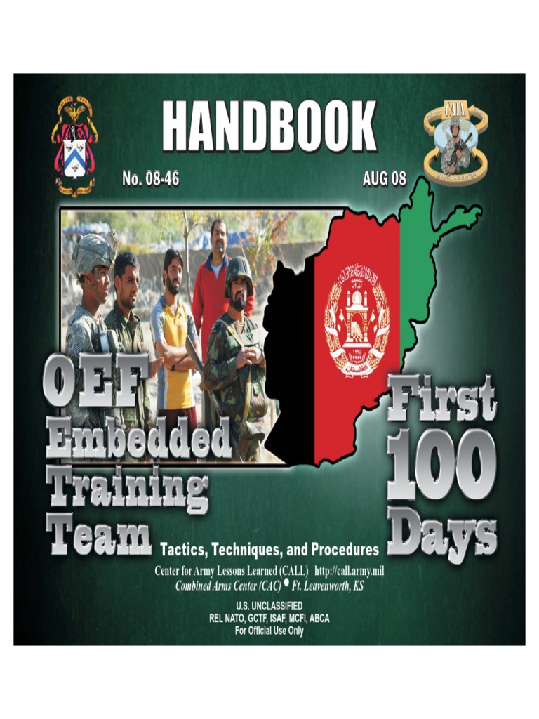 (U-FOUO) U.S. Army Operation Enduring Freedom Embedded Training Team Handbook PDF | Download ...