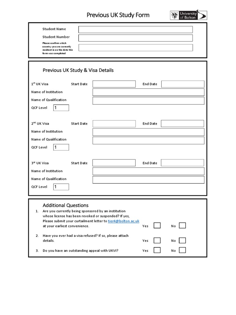 Previous UK Study & Visa Details | PDF | Travel Visa | Government
