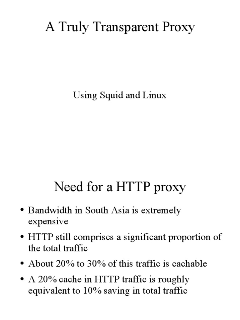 Sanog4 Devdas Transproxy | PDF | Proxy Server | Digital Technology