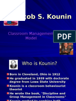 Jacob S. Kounin's Theory | PDF | Classroom Management | Classroom