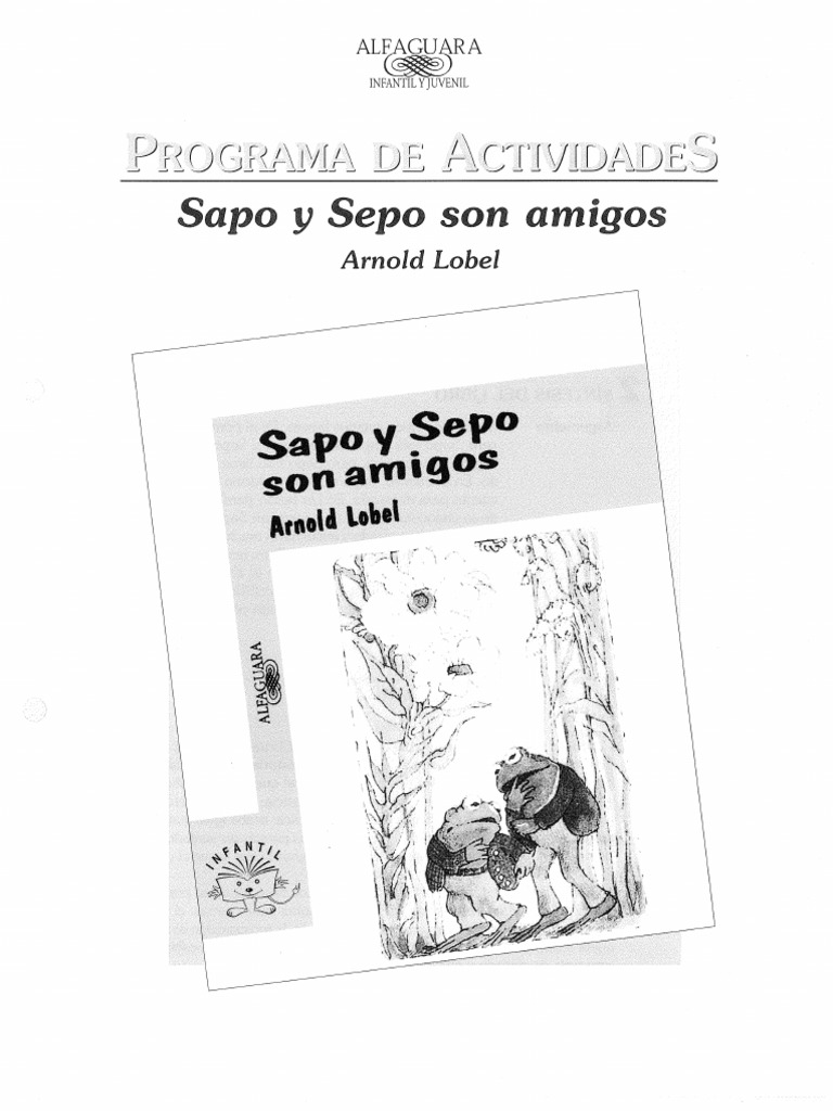 Sapo y Sepo Son Amigos PDF | PDF