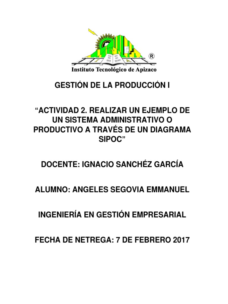 Diagrama Sipoc | PDF | café | Comida y bebida