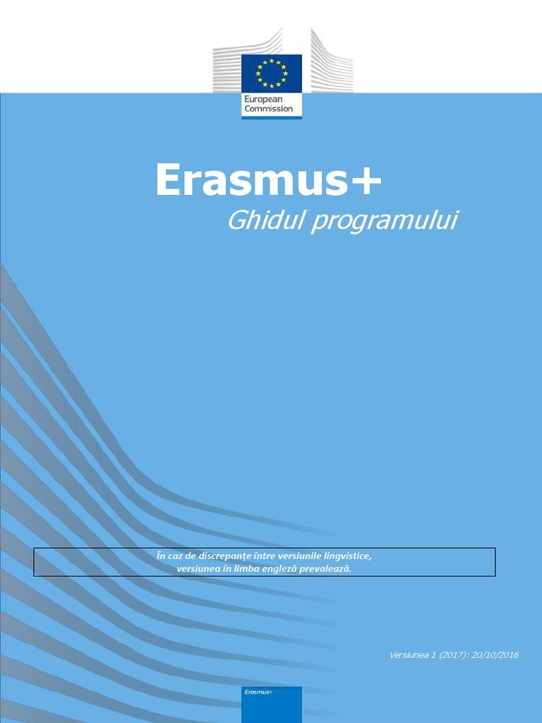 Erasmus Plus Programme Guide - Ro PDF | PDF