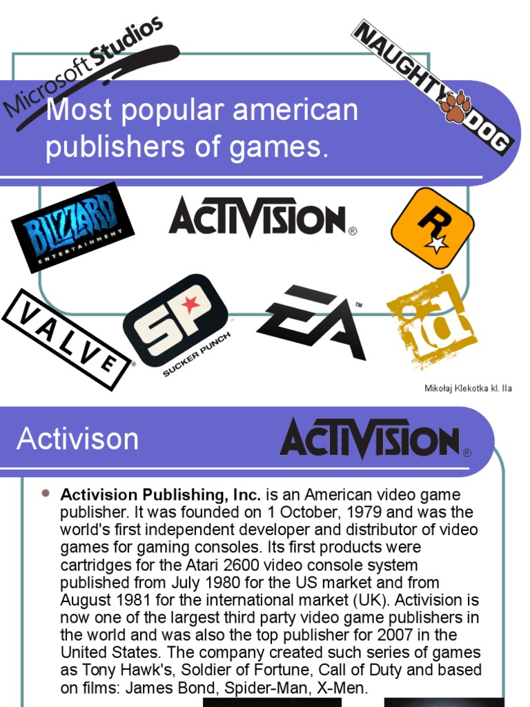 Presentation Activision Blizzard | PDF | Blizzard Entertainment ...