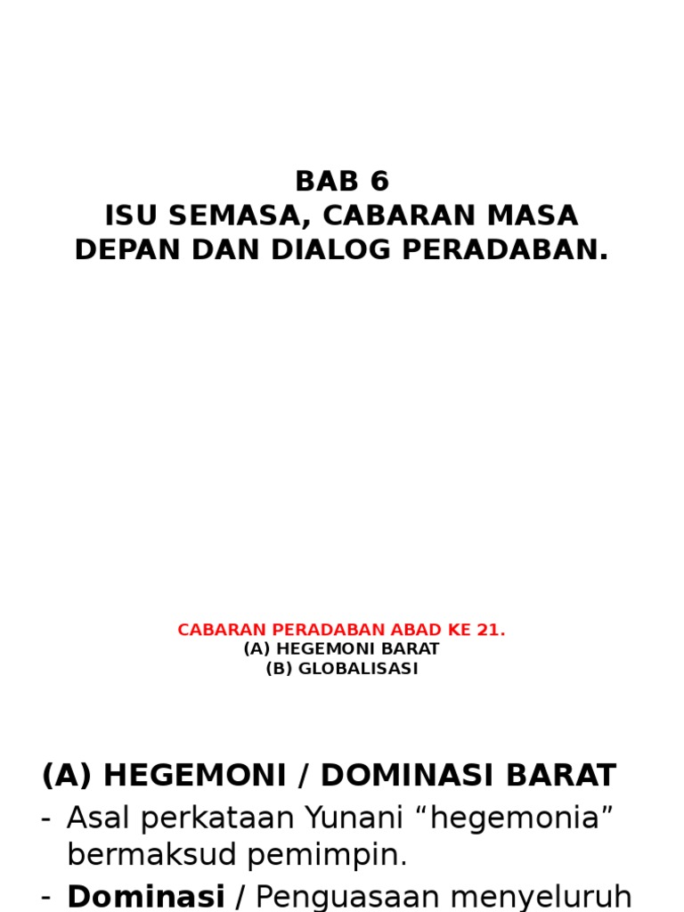 Isu Semasa Dan Cabaran | PDF