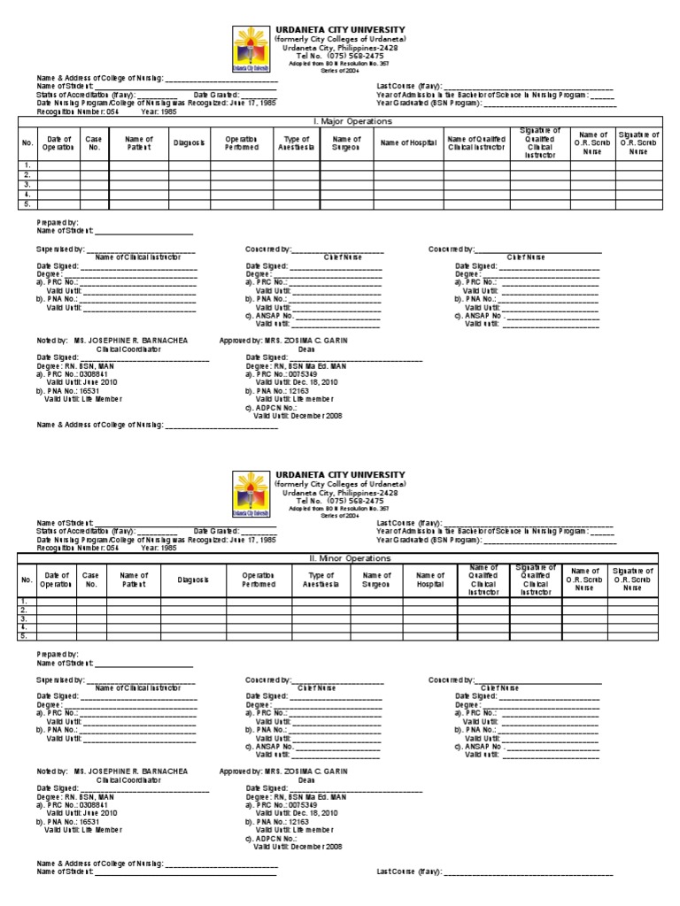 PRC Cases Form | PDF | Nursing | Qualifications