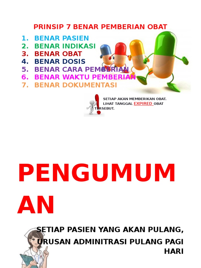 Prinsip 7 Benar Pemberian Obat | PDF