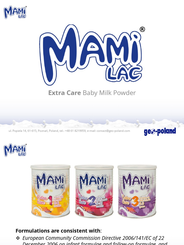 Mami Lac Extra Care | Infant Formula | Milk
