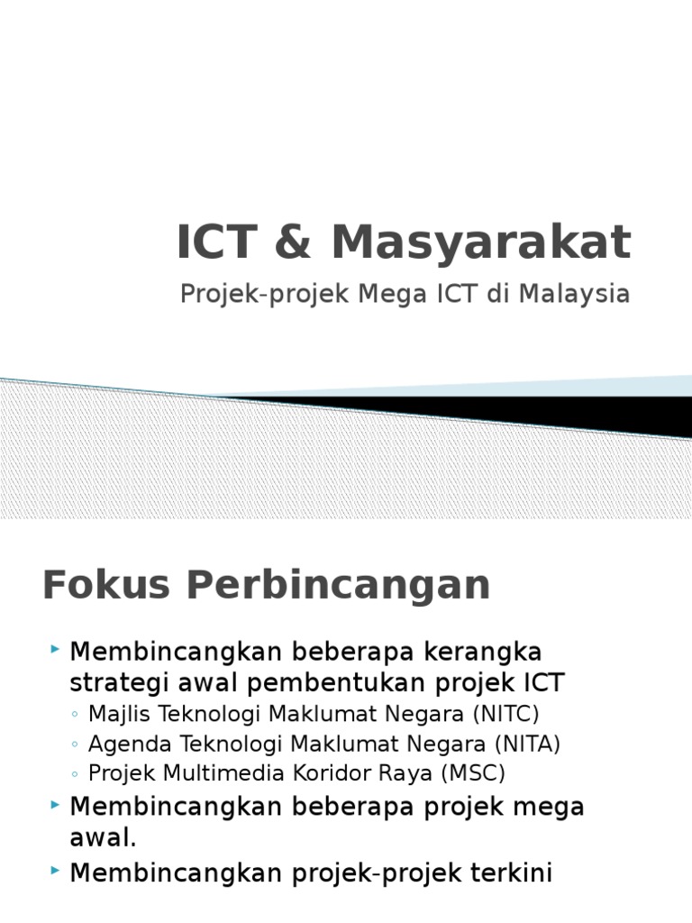Ict Masyarakat Projek Ict - Projek Mega | PDF