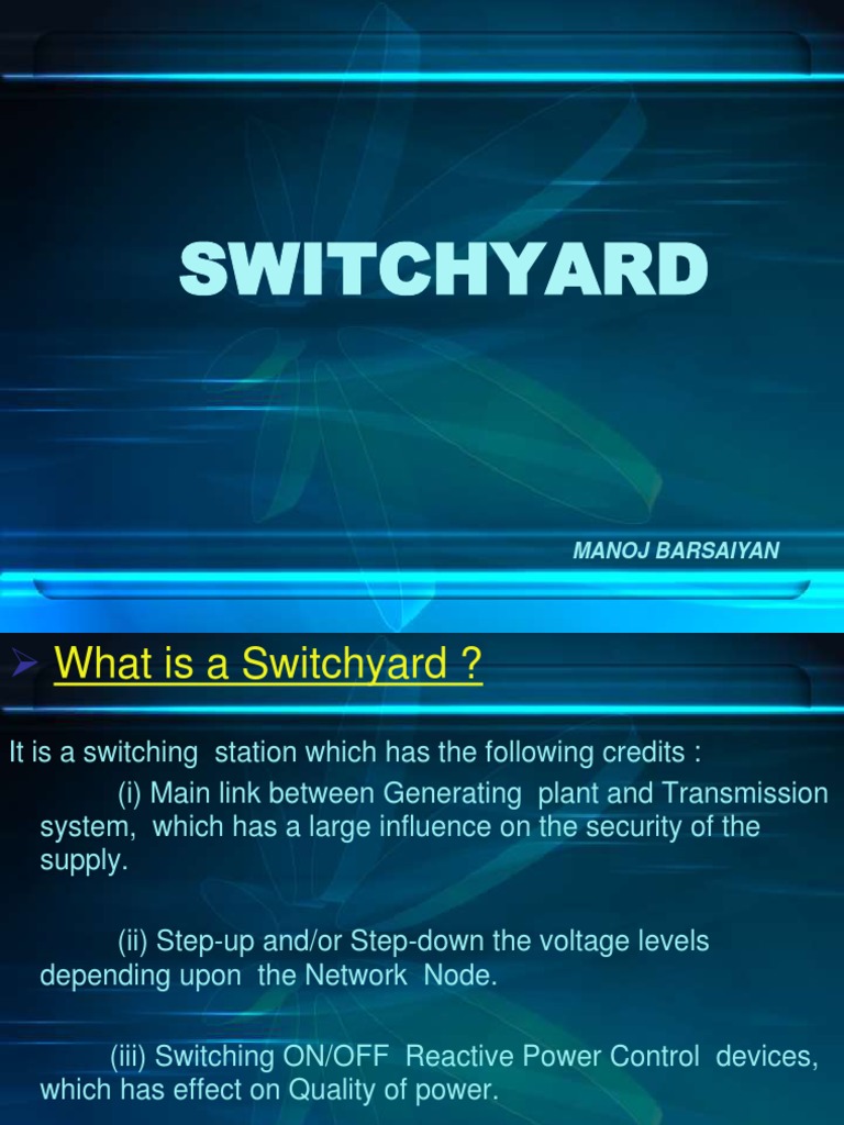 Swyd PDF | PDF | Electrical Substation | Electric Arc