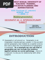 Teaching Method in Teaching Geography | PDF | Geography | Learning