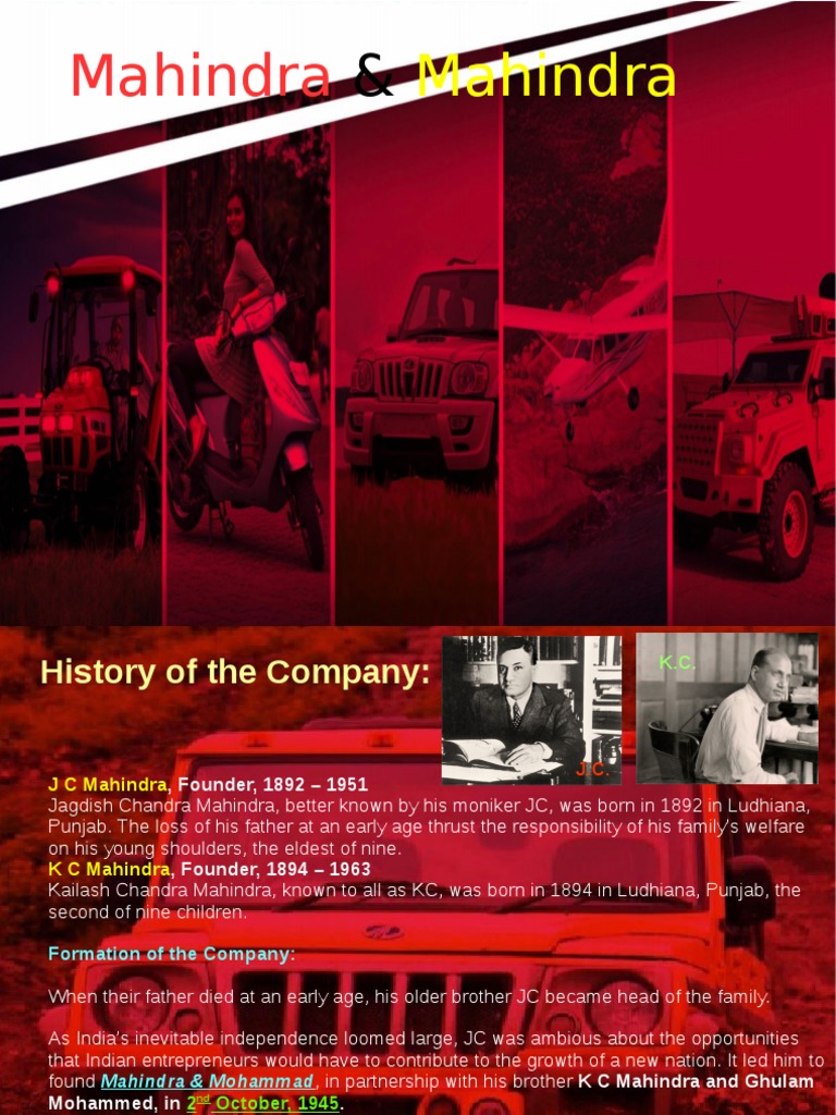 Mahindra and Mahindra PPT Libre | PDF | Automobiles | Motor Vehicle