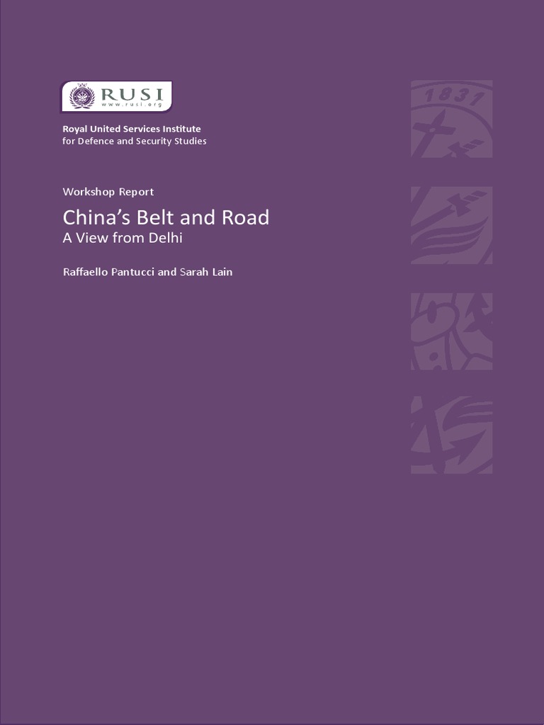 Chinas Belt and Road Final | PDF | Afghanistan | China