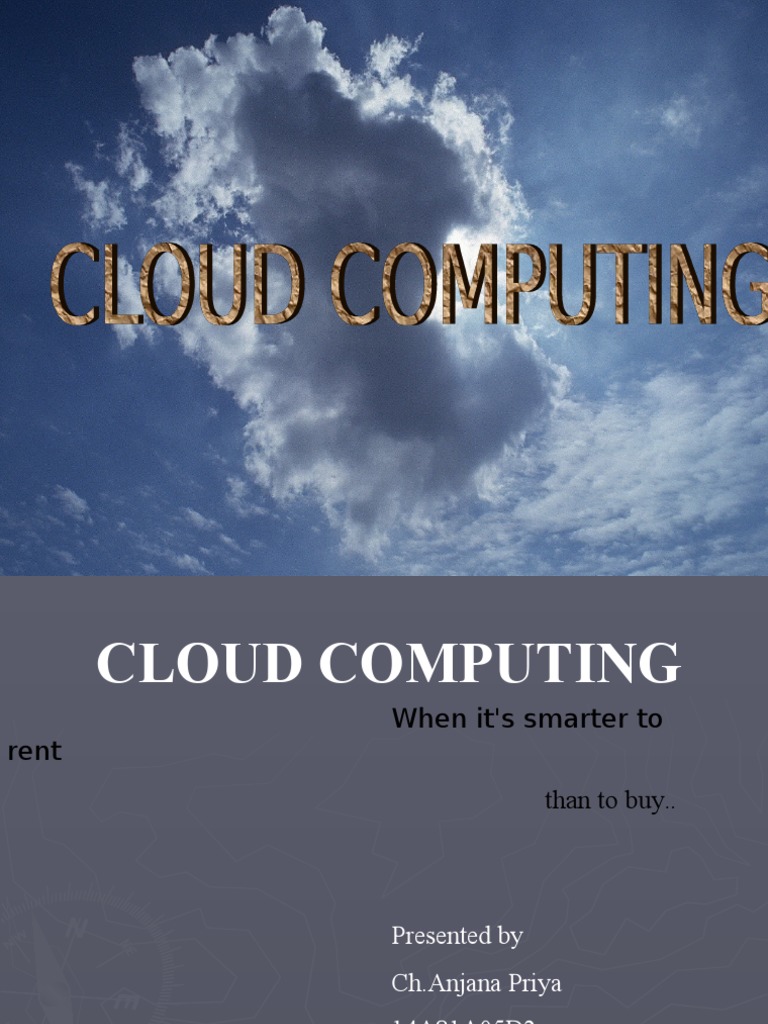 Cloud Computing | Download Free PDF | Platform As A Service | Cloud Computing