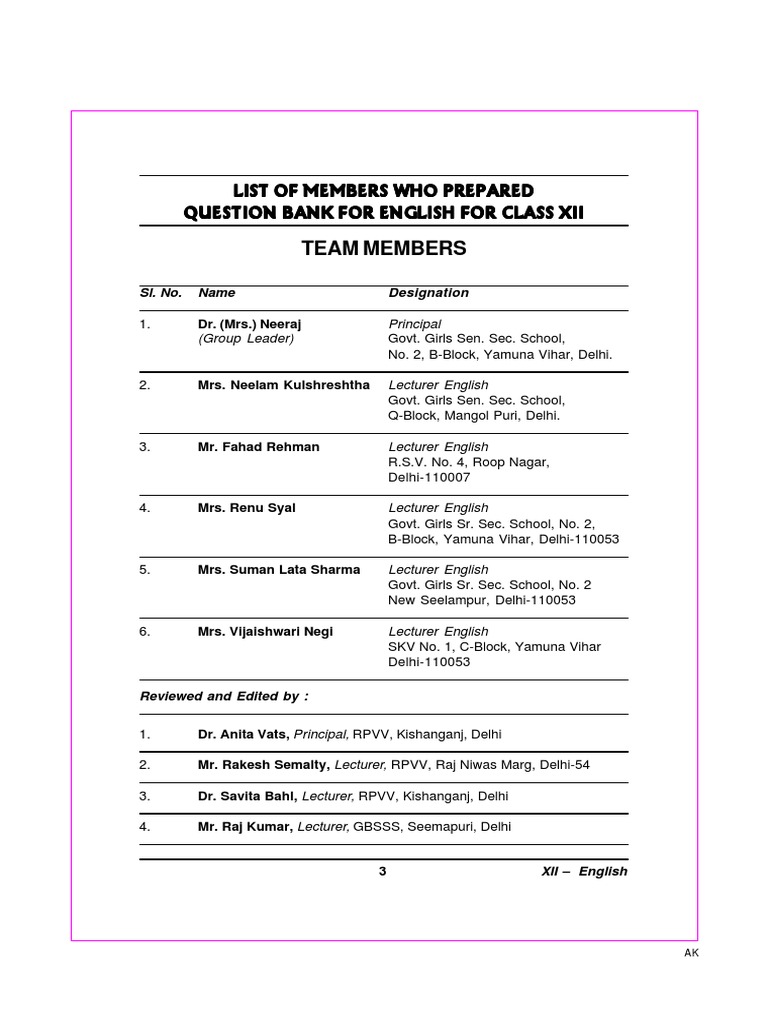 CBSE English Class 12 PDF | PDF