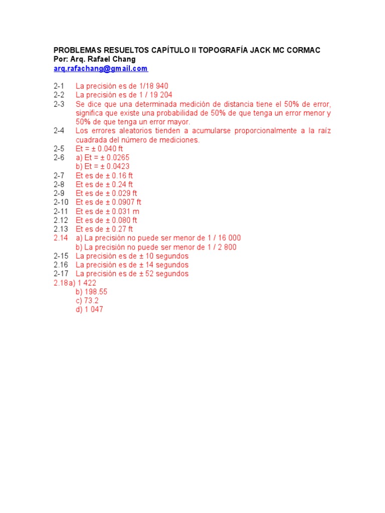 Capítulo II Mccormac Respuestas