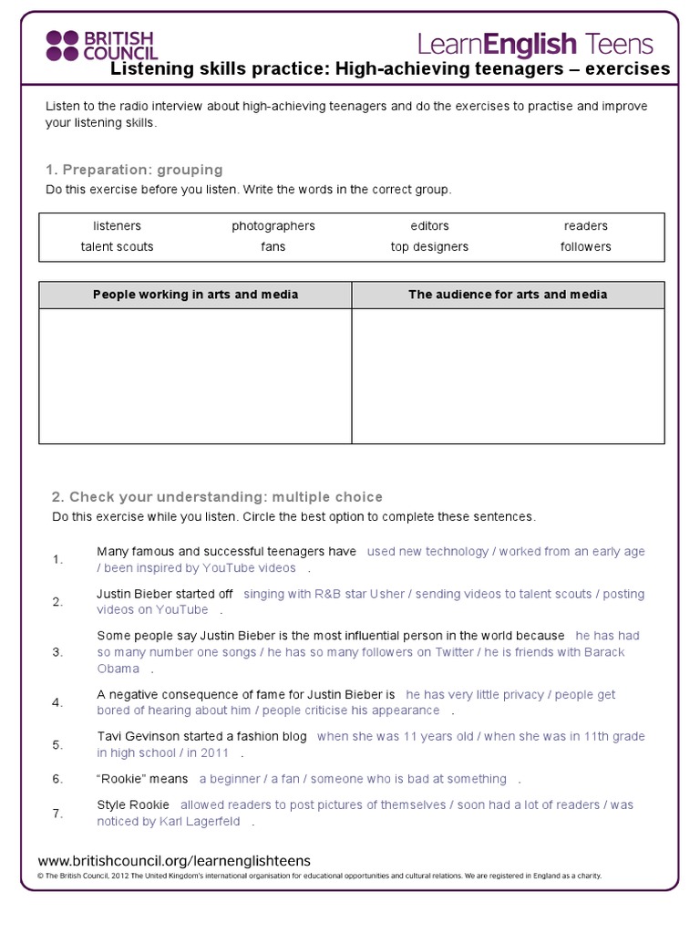 FCE Exercises PDF | PDF