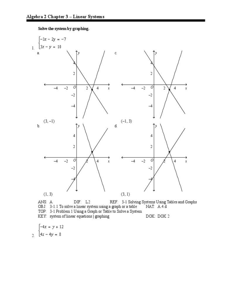 Worksheet Bank | Download Free PDF | Linear Programming | System Of ...
