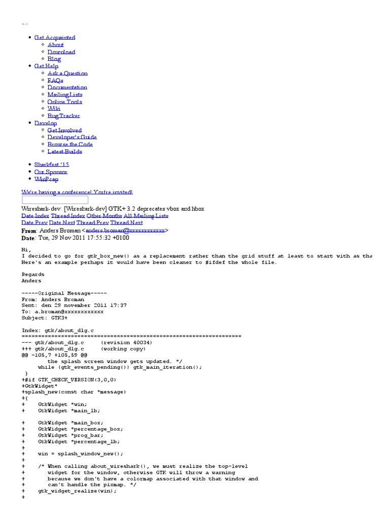 Wireshark Wireshark-De.. | PDF | Pointer (Computer Programming) | Operating System Families