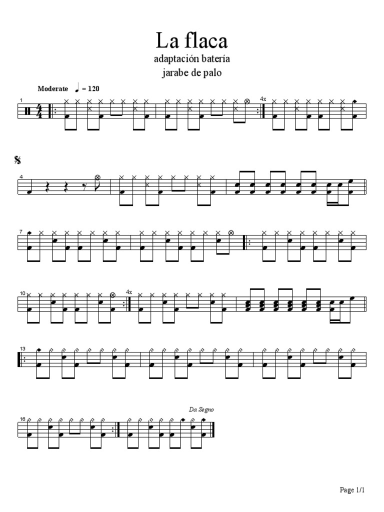 La Flaca Bateria PDF | PDF