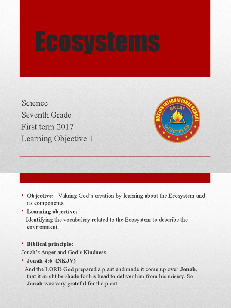 7th Grade Ecosystem | PDF | Ecosystem | Natural Environment