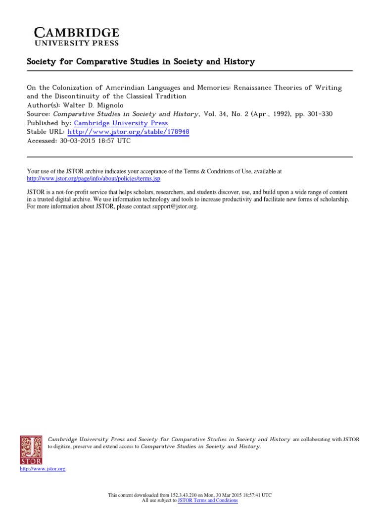 On Coloniality Colonization of Languages PDF | PDF | Languages | Science