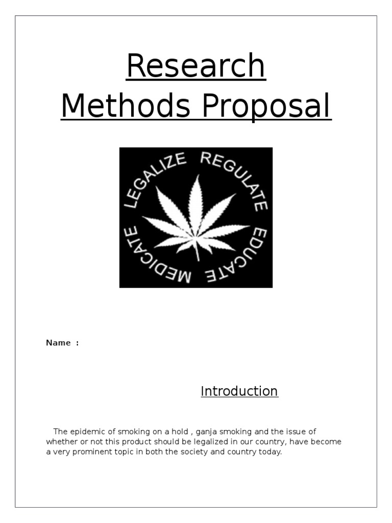 REserch Methods Proposal | PDF | Lifestyle