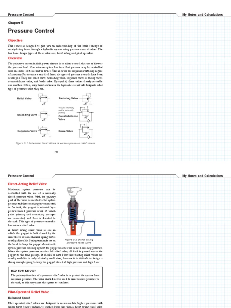 Pressure Control | PDF | Valve | Pump