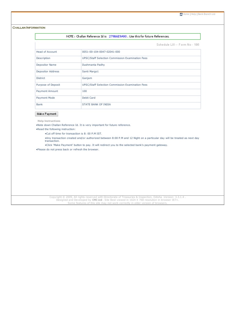 IOTMS - Directorates of Treasury & Inspection (Odisha) | PDF