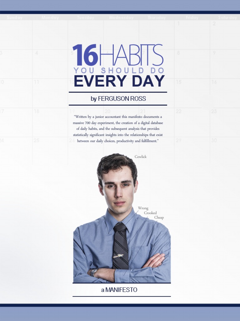 16 Habits You Should Do Every Day PDF | PDF | Sleep | Meditation