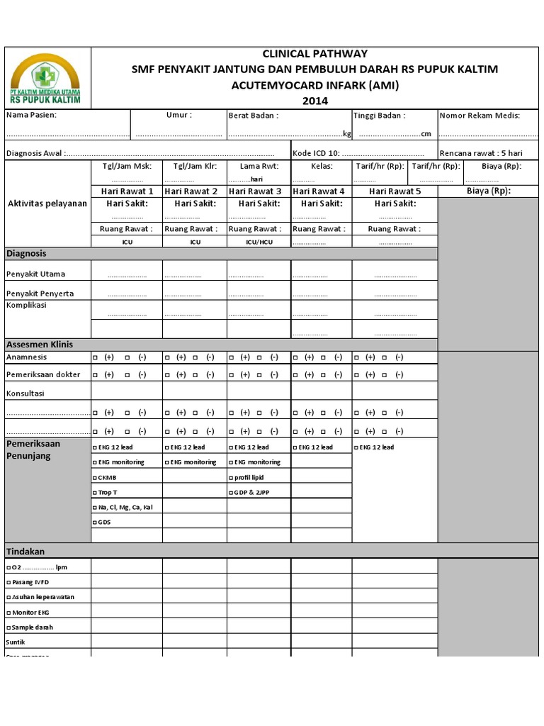 Clinical Pathway AMI | PDF