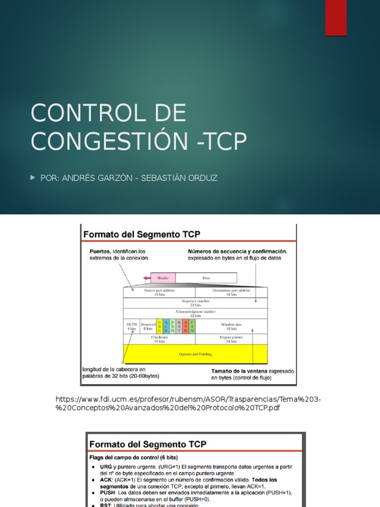 Control de Congestion - TCP | PDF