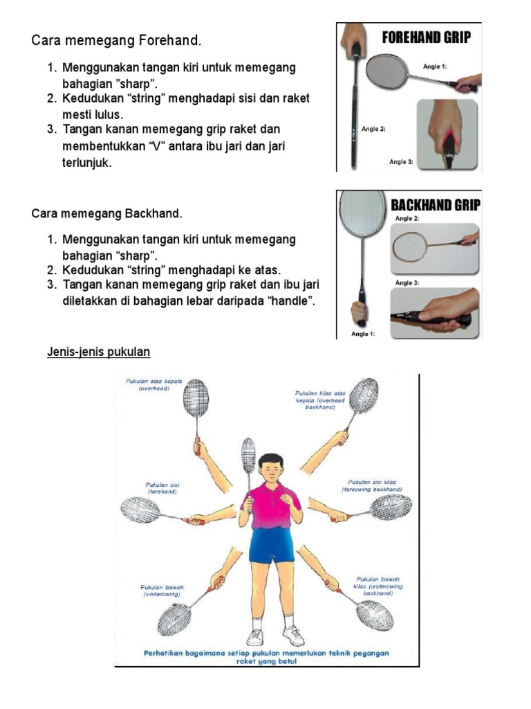 Cara Memegang Forehand | PDF