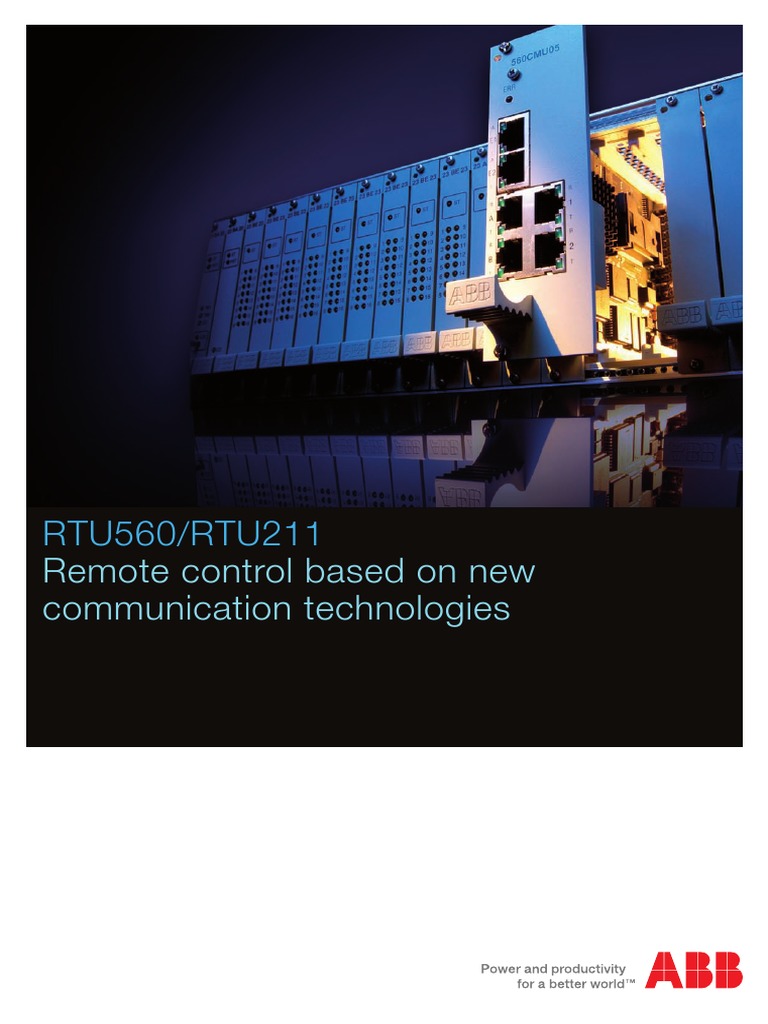 Abb Rtu560 Series | Automation | Programmable Logic Controller
