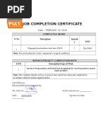 Job Card Template | PDF