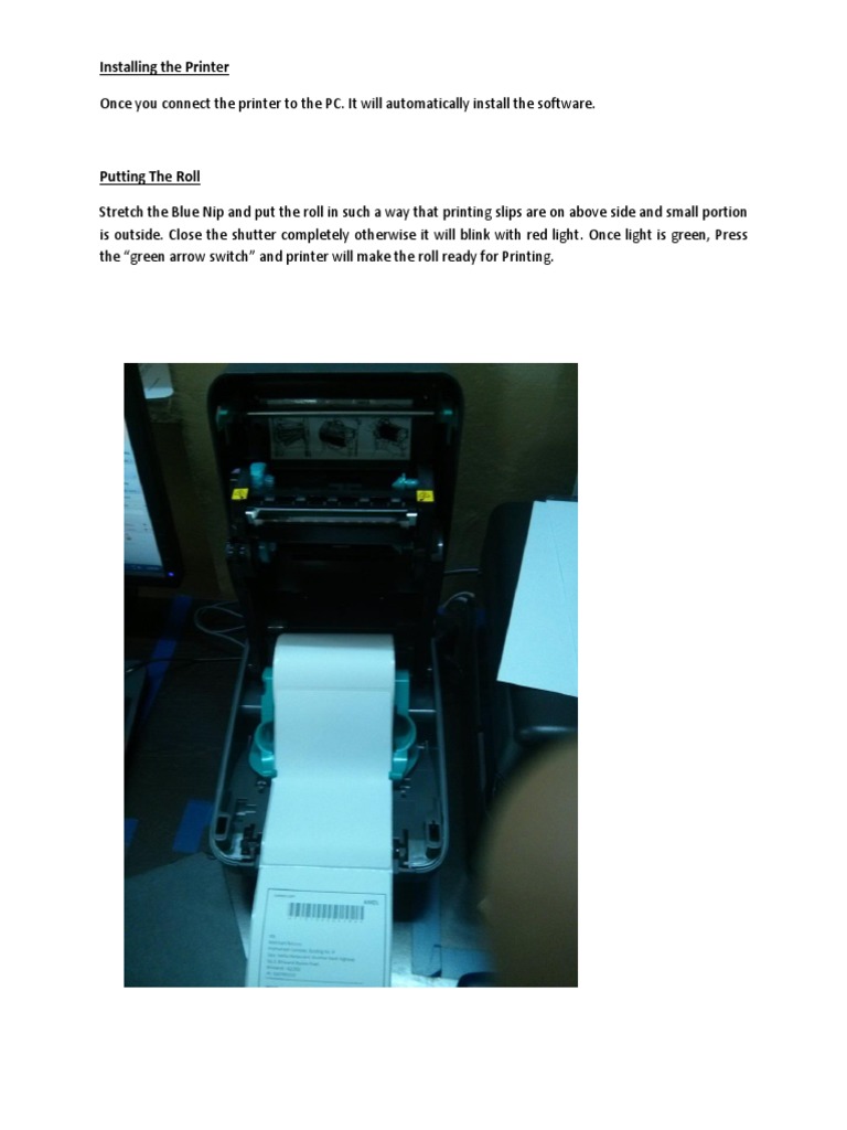 Zebra Printer SOP | PDF