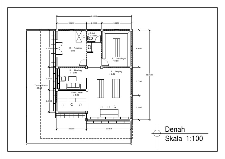 Denah Toko Bunga | PDF