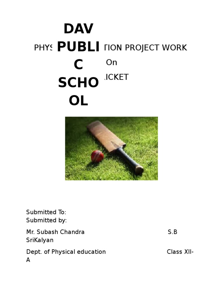 Ped Project Cricket | Cricket | Test Cricket