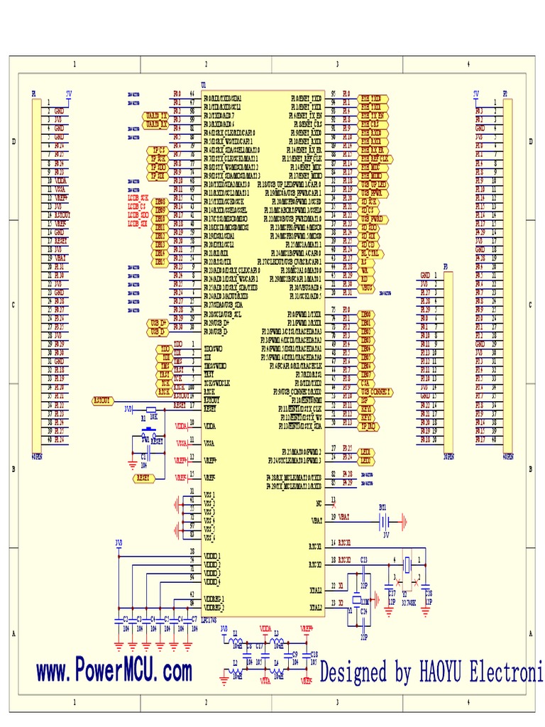 LPC1768 Mini DK2 Schematic | PDF