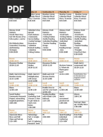 Daily 5 Schedule Template | PDF