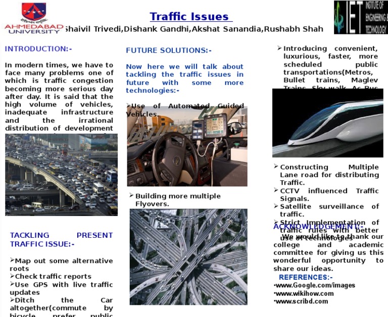 Poster Traffic Issues | PDF | Traffic Congestion | Traffic