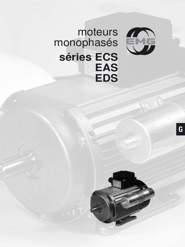 Moteur Monophase EDS EAS ECS | Machine | Électromagnétisme