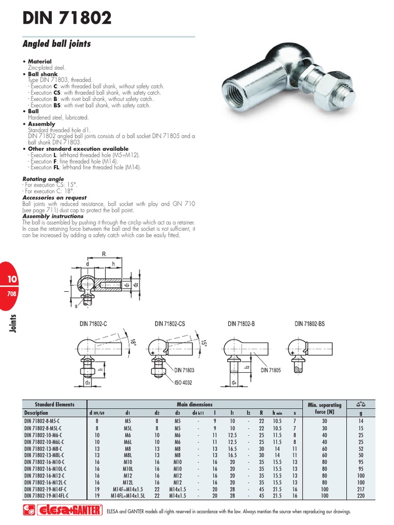 Din71802 PDF | PDF | Manufactured Goods