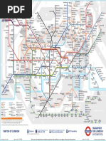 Elizabeth Line Route and Fare Zones Map | PDF