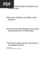 Cómo hacer un libro pop up fácil | PDF