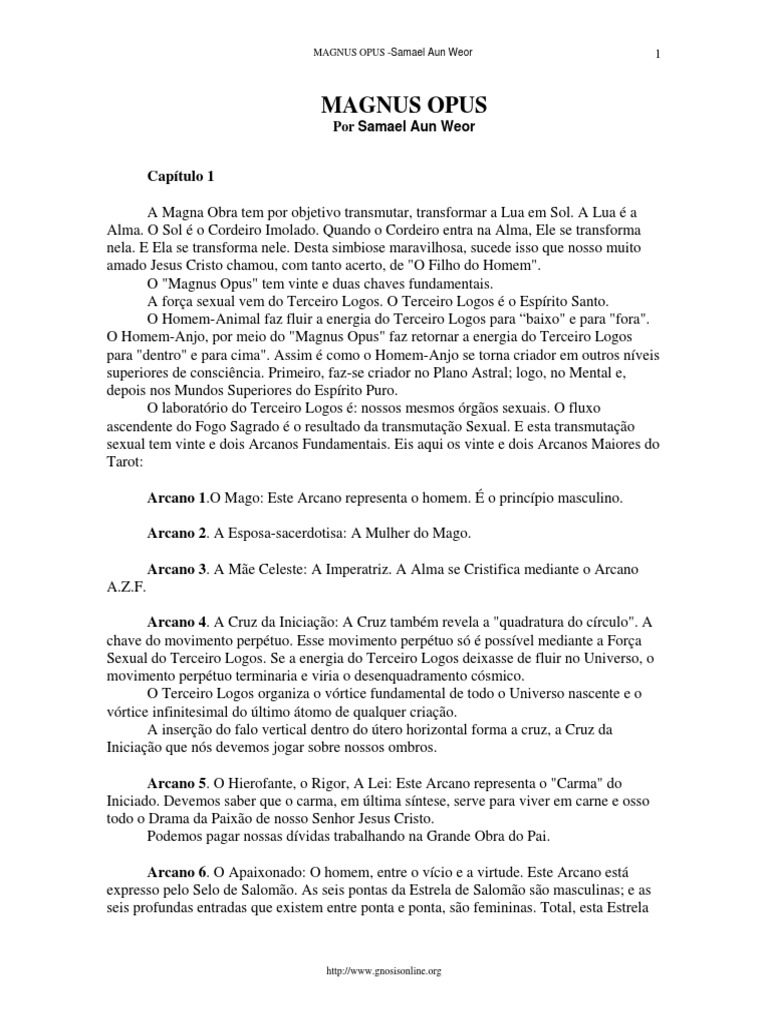 Magnus Opus PDF | PDF | Chacra | Jesus
