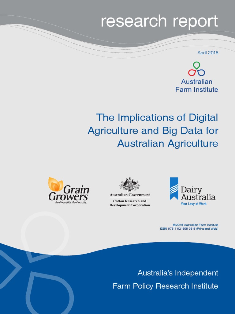 Big Data Report Web | PDF | Agricultural Machinery | Agriculture
